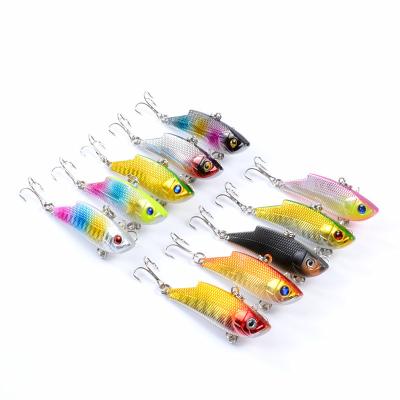 China 3D Eyes Hard VIB Fishing Lure 10 Colors 5.50CM/10g 8# Hook for sale