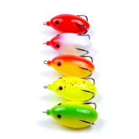 China 5 Colors  5.50CM/12.20g Frog Lure Mullet Snakehead Fish Soft Bait Fishing Lure for sale