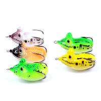 China 5 Colors  5.40CM/11.60g Soft Frog Lure Mullet Snakehead Fish Bait Fishing Lure for sale