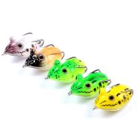 China 5 Colors  5.40CM/11.60g Soft Frog Lure Mullet Snakehead Fish Bait Fishing Lure for sale