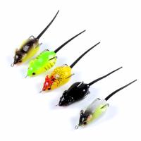 China 5 Colors  5.10CM/8.20g Frog Soft Lure Mullet Snakehead Fish Bait Fishing Lure for sale