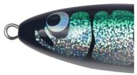 China Colorful 20CM/90g 3D Eyes Wooden Bait Treble Hooks Best Buoyancy Solid Wood Fishing Lure for sale