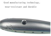 China 3 Colors 17CM/70g 3D Eyes Solid Wood Bait Treble Hooks Laser Coating Topwater Wooden Pencil Fishing Lure for sale