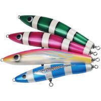 China 4 Colors 16CM/45g 3D Eyes Solid Wood Bait Treble Hooks Full Swimming layer Wooden Pencil Fishing Lure for sale