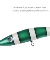 China 4 Colors 16CM/45g 3D Eyes Solid Wood Bait Treble Hooks Full Swimming layer Wooden Pencil Fishing Lure for sale