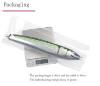 China 4 Colors 22CM/120g Abalone Shell Wood Bait Treble Hooks Tuna Fishlure Pencil Wooden Fishing Lure for sale