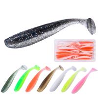 China 14 Colors 6CM/1.6g 20PCS/Bag Mullet Fish Bait Dragonfly Sinking PVC Soft Lures Fishing Lure for sale