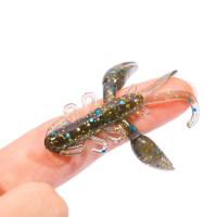 China 8 Colors Curly Tail Maggot Soft Fishing Lures Resin PVC for sale