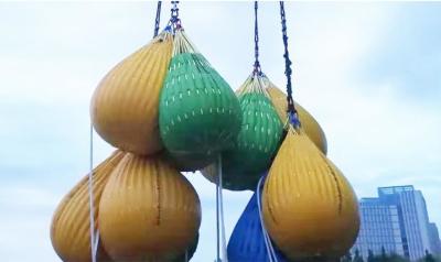 China Offshore Oil Drilling Platforms PVC Water Bladder Heavy Weight Test for sale