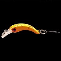 China 4cm 1.5g Small Minnow Bait Micro Object Single Hook Throw Type 8 Colors for sale