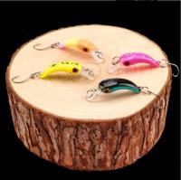 China 4cm 1.5g Small Minnow Bait Micro Object Single Hook Throw Type 8 Colors for sale