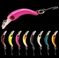 China 4cm 1.5g Small Minnow Bait Micro Object Single Hook Throw Type 8 Colors for sale