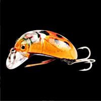 China Floating Small Minnow Bait Crank Beetle 8 Colors 3.8cm / 4.1g for sale