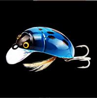 China Floating Small Minnow Bait Crank Beetle 8 Colors 3.8cm / 4.1g for sale