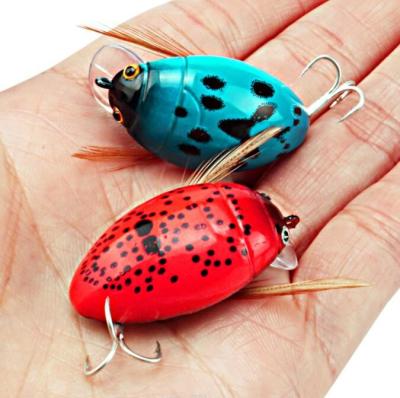 China Floating Small Minnow Bait Crank Beetle 8 Colors 3.8cm / 4.1g for sale