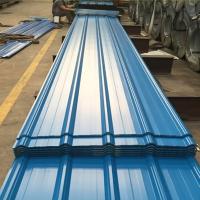 China Blue Color Prepainted Galvanized Steel Roof Sheet 1000-1220mm Corrugated Roofing Tile for sale
