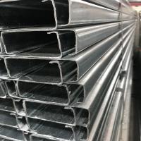 China Galvanized C Channel Steel Building Material 1.8mm 2.8mm 3mm Thickness Custom Length for sale