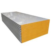 China Customized Aluminum Sandwich Panel Roofing Grey White Fireproof Rock Wool Sandwich Wall Panel for sale