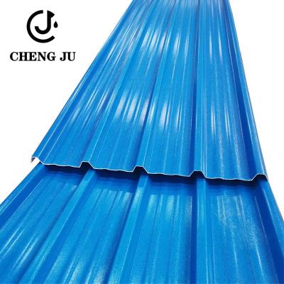 China PVC Sunlight Roof Sheet 1.5mm Waterproof Corrugated Roof Tile B1 Fire Resistant for sale