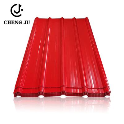 China Galvanized Corrugated Steel Roof Sheet 2.3-3.5mm DX52D Zinc Coated Metal Roofing Tile for sale