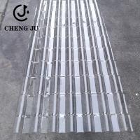 China 0.8-3.0mm Translucent Polycarbonate Wave Roofing Sheet Fireproof UV Resistant for sale