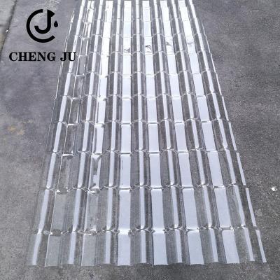 China 0.8-3.0mm Translucent Polycarbonate Wave Roofing Sheet Fireproof UV Resistant for sale