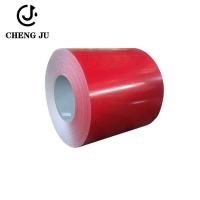 China Red Color Prepainted Galvanized Steel Coil 508mm 610mm G550 Z275 Building Material for sale