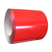 China Red Color Prepainted Galvanized Steel Coil 508mm 610mm G550 Z275 Building Material for sale