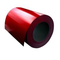 China Red Color Prepainted Galvanized Steel Coil 508mm 610mm G550 Z275 Building Material for sale