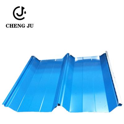 China DX51D Galvanized Steel Roofing Sheets Blue Color Metal Roof Sheet 30-60g/m2 Zinc Coating for sale