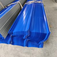 China Sky Blue Corrugated Steel Roofing Sheets Galvanized Metal Roof Tile 0.3-0.6mm Thickness for sale