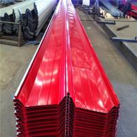 China Prepainted Steel Roofing Sheet 0.12-3mm Red Corrugated Metal Building Material for sale