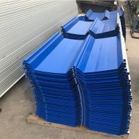 China DX51D Galvanized Steel Roofing Sheets Blue Color Metal Roof Sheet 30-60g/m2 Zinc Coating for sale