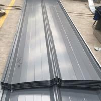 China Color Coated Galvanized Corrugated Steel Roofing Sheet 600-1250mm DX52D for sale