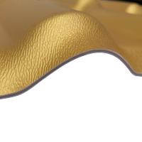 China Glazed Waterproof Gold Color Bamboo Joint Resinvilla Tile PVC Terracotta Roof Tiles 0.8mm-4.0mm for sale