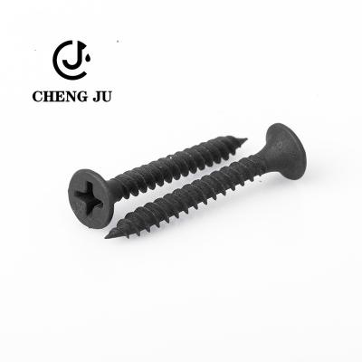 China Gypsum Board Screw Drywall Bugle Head Black Tapping Countersunk Head Self Tapping Screw 25mm to 125mm for sale