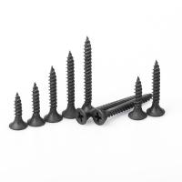 China Gypsum Board Screw Drywall Bugle Head Black Tapping Countersunk Head Self Tapping Screw 25mm to 125mm for sale