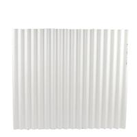 China White PVC Roof Tiles Waterproof Fiber Glazed Resinvilla Tile 1.5mm-3.0mm Thickness for sale