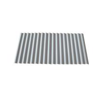 China White PVC Roof Tiles Waterproof Fiber Glazed Resinvilla Tile 1.5mm-3.0mm Thickness for sale
