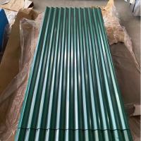 China Deep Green Prepainted Galvanized Corrugated Roofing Sheets 0.35mm 10ft for sale