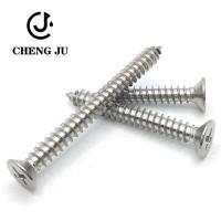 China Stainless Steel Self Tapping Screw M2-M8 Countersunk Head ISO Standard for General Industry for sale