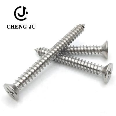 China Stainless Steel Self Tapping Screw M2-M8 Countersunk Head ISO Standard for General Industry for sale