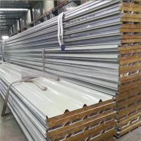 China PU PIR Sandwich Panel 950mm 1050mm Roof Panel Color Steel Insulated Building Material for sale