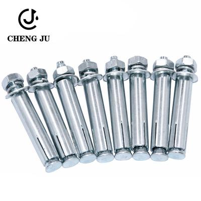 China Hot Dip Galvanized Sleeve Anchor Bolts Metal Expansion Screw Custom Size for sale