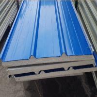 China Rock Wool Sandwich Panel 0.3-0.8mm Steel Sheet 50-150mm Core for Roof Wall Insulation for sale