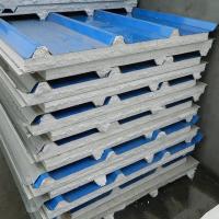China Rock Wool Sandwich Panel 0.3-0.8mm Steel Sheet 50-150mm Core for Roof Wall Insulation for sale