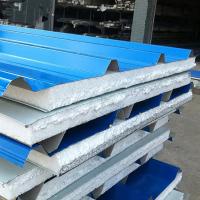 China Rock Wool Sandwich Panel 0.3-0.8mm Steel Sheet 50-150mm Core for Roof Wall Insulation for sale