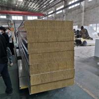 China 950mm 1000mm Sandwich Panel Roof Waterproofing White Color Polyurethane Fireproof Rock Wool Or Customized for sale