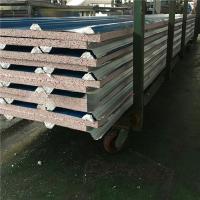 China Polyurethane Fireproof Rock Wool Sandwich Panel Roofing Building Material 50-200mm Core for sale