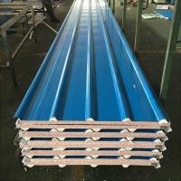 China Polyurethane Fireproof Rock Wool Sandwich Panel Roofing Building Material 50-200mm Core for sale
